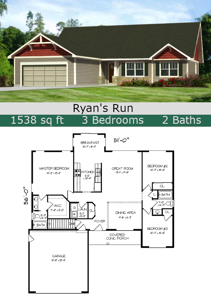 Ranch Floor Plans