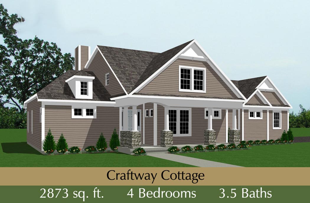 Craftway Cottage - 4 Bedroom Floor Plan