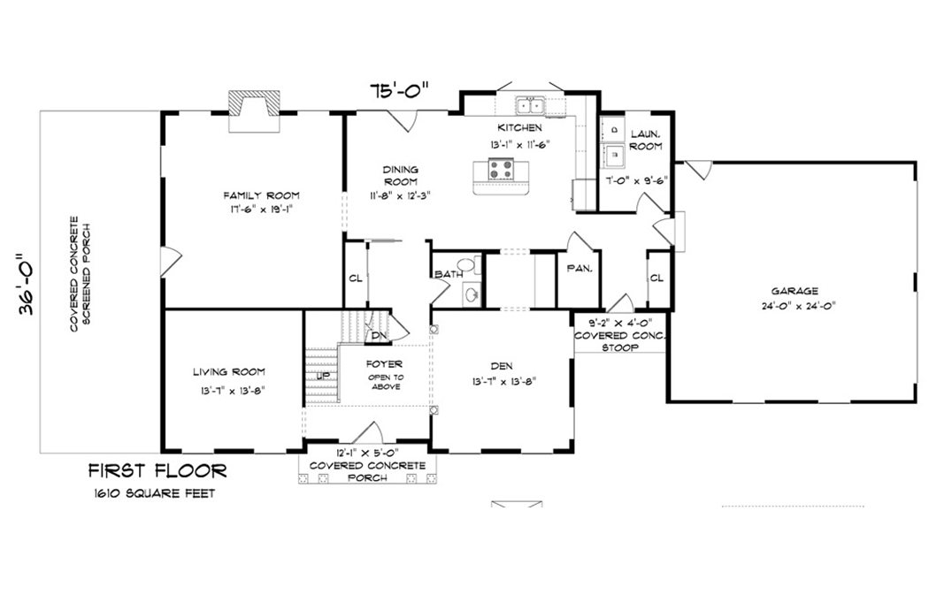 Tami's Inn - 4 Bedroom Colonial Floor Plan