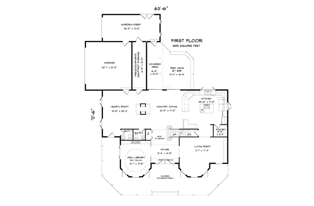 Turnbridge Manor - 4 Bedroom Floor Plan